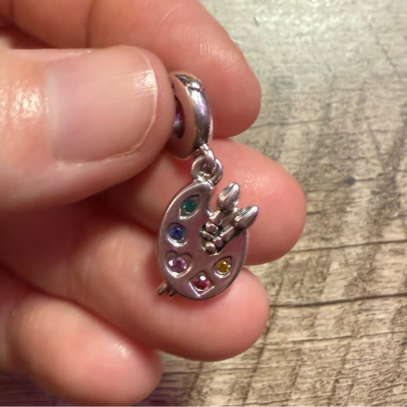 Pandora | Jewelry | Pandora Paint Palette Dangle Charm | Poshmark